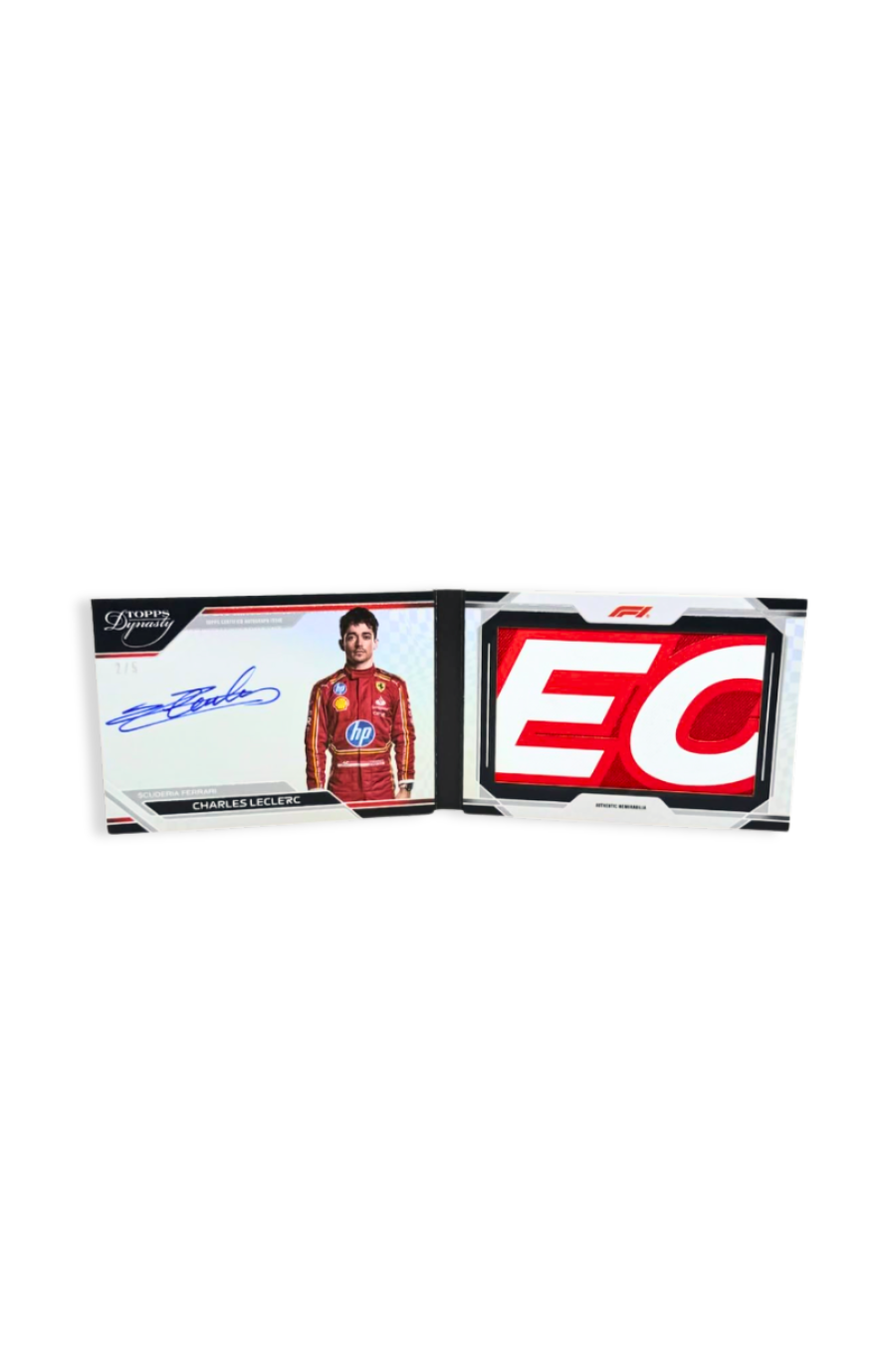2024 Topps Dynasty Charles Leclerc Jumbo Patch Auto Booklet #2/5 ...